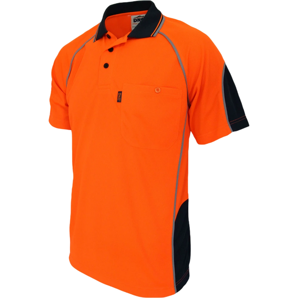 DNC Safety HI Vis Polo 3569 Custom Printed with YOUR LOGO | Printibly