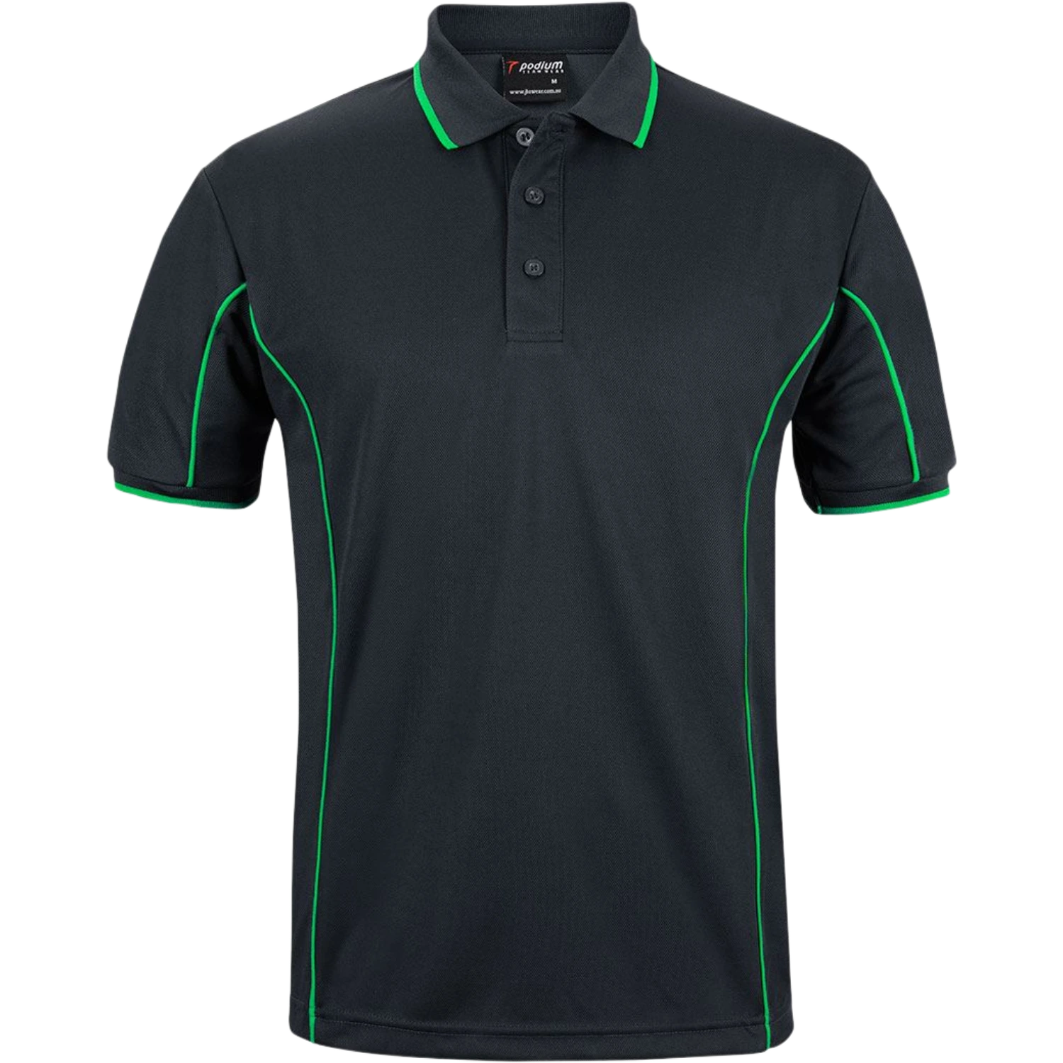 Podium Piping Polo 7PIP | Custom Printed - No Min Order or Setup Fees ...
