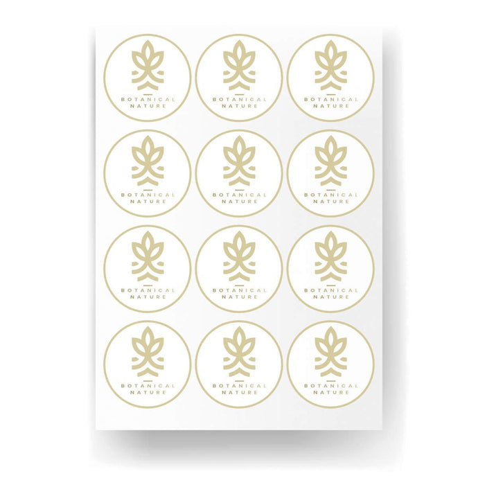 Custom Printed Circle Stickers - Personalised Stickers | Printibly